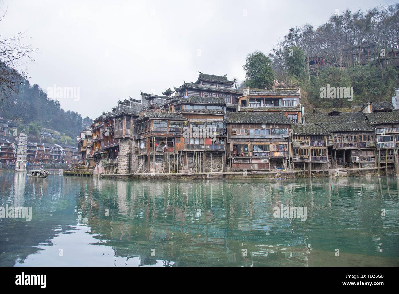 The ancient architectural scenery of the ancient city of Phoenix Stock ...