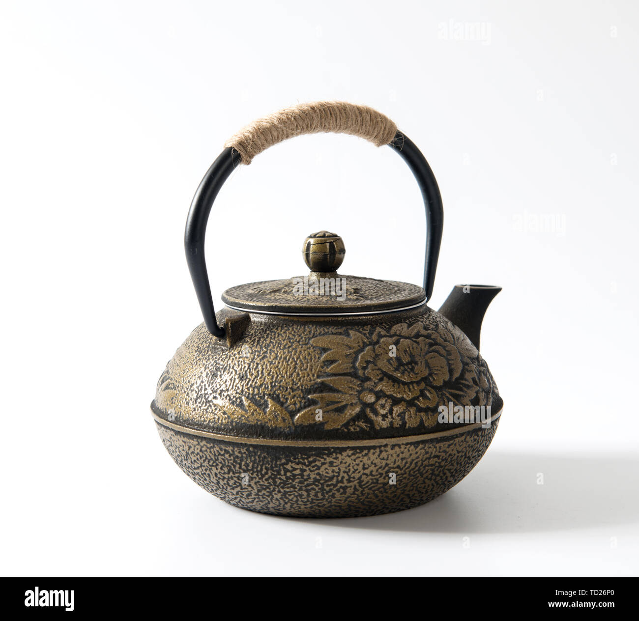 Iron pot, teapot Stock Photo - Alamy