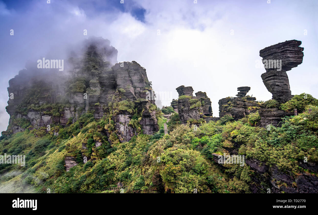 Fanjing Mountain High Resolution Stock Photography and Images - Alamy