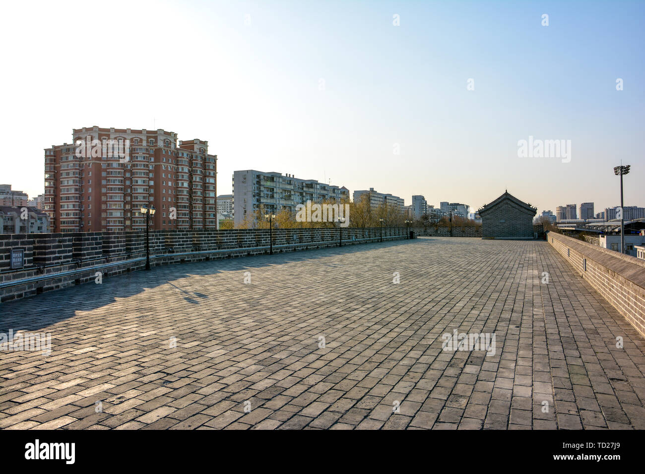 Beijing Ming City Wall Site Park Corner Tower Unrepaired City Wall ...
