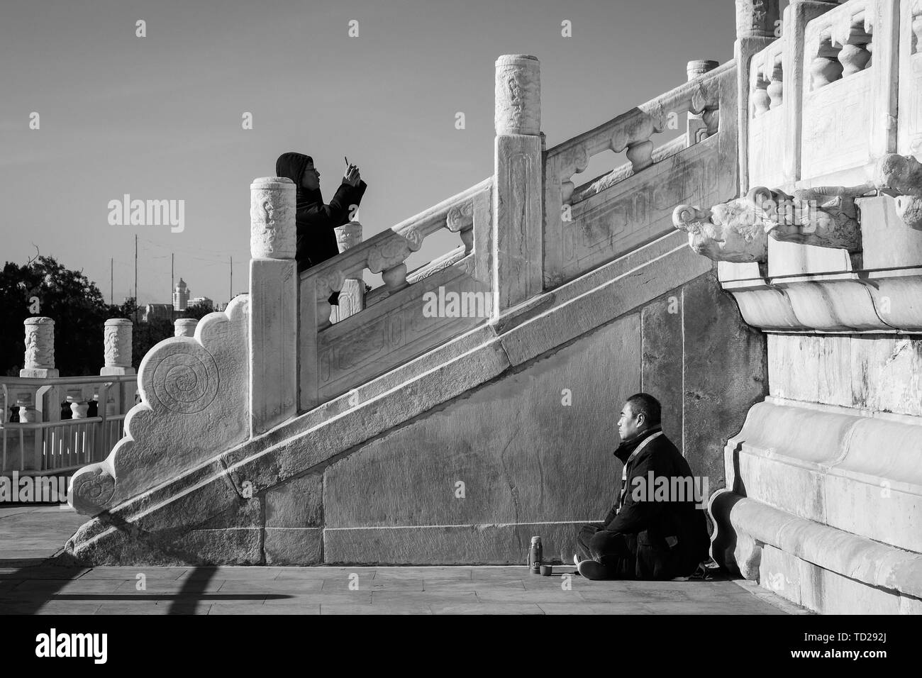 Temple abstract Black and White Stock Photos & Images - Alamy