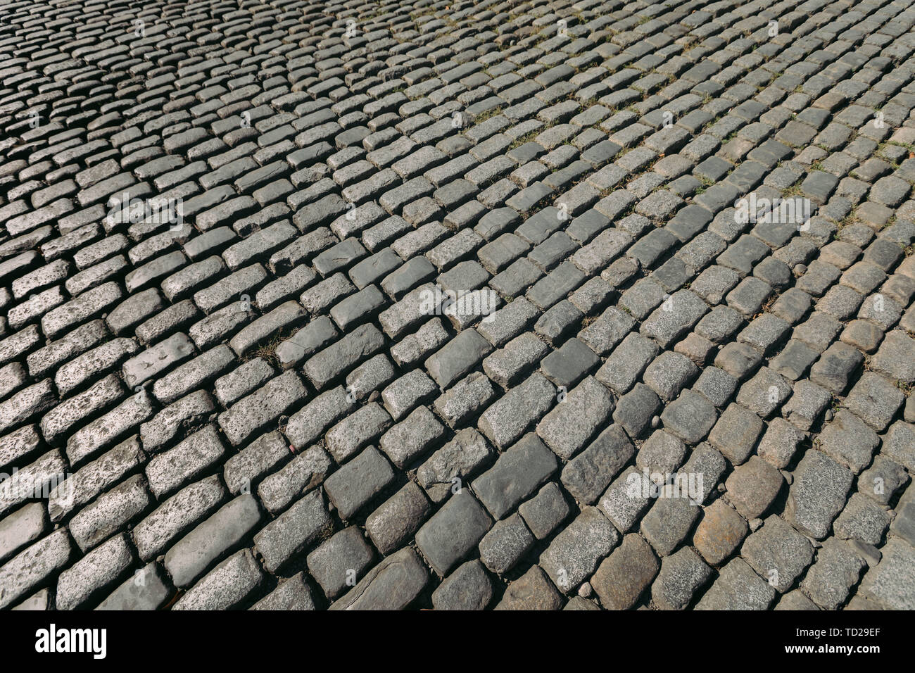 old paving tiles. background of floor with paving stones Stock Photo ...
