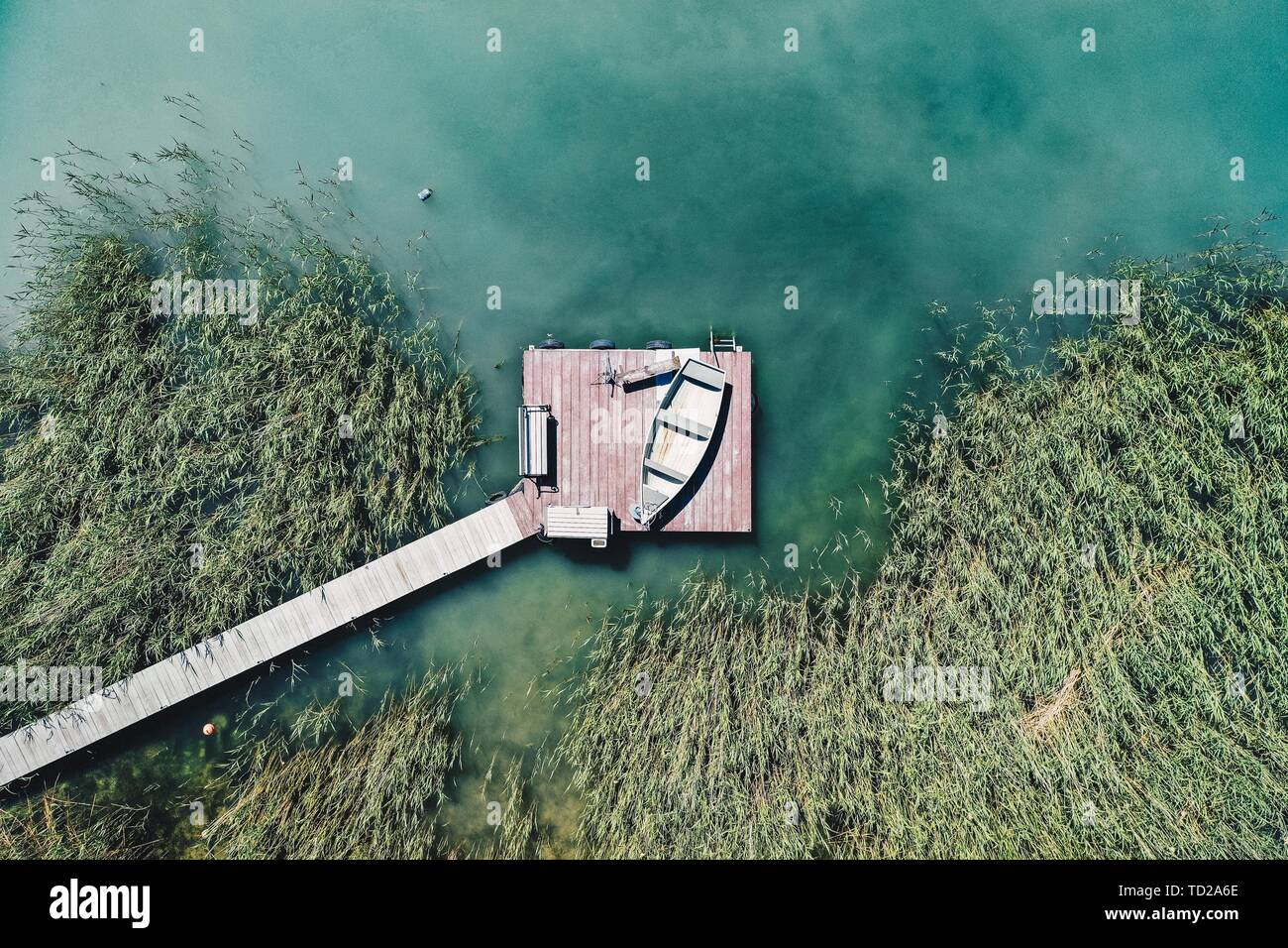 Overhead shot colorful boats hi-res stock photography and images - Alamy