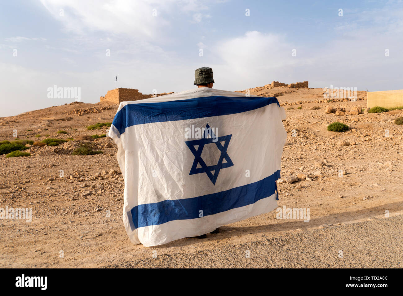 Israeli Soldiers With Flag
