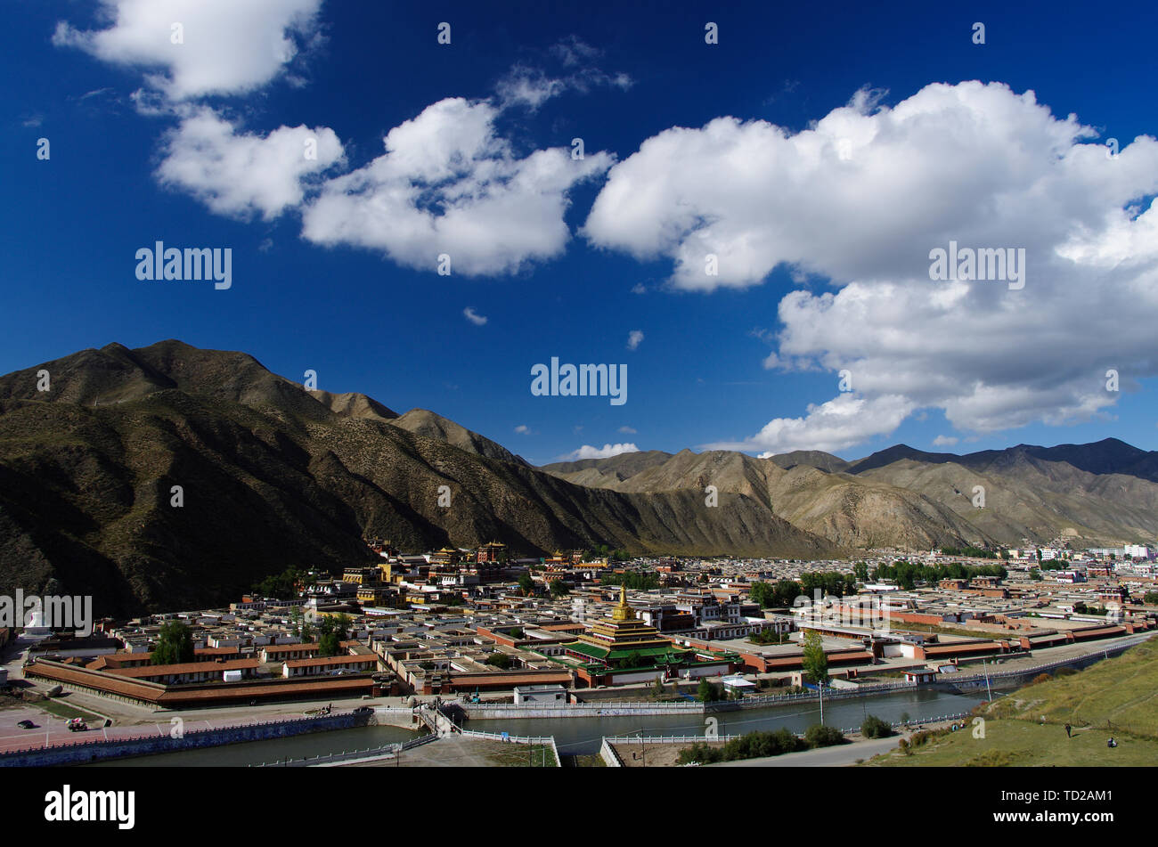 Gannan Labrang Temple Labrang Temple Xia River Stock Photo - Alamy