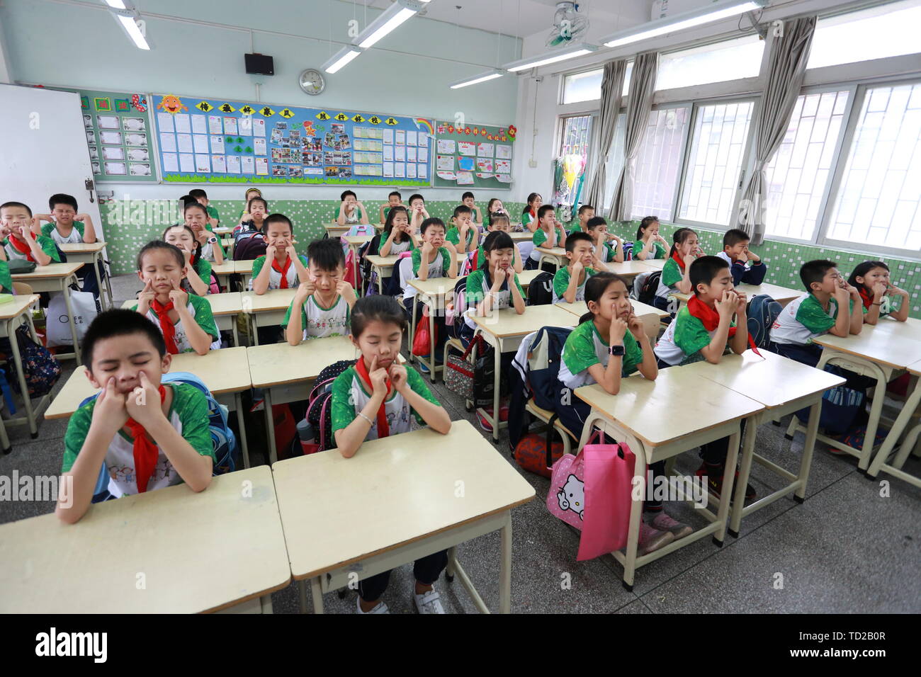 Human lecture with boys in indoor female students hi-res stock ...