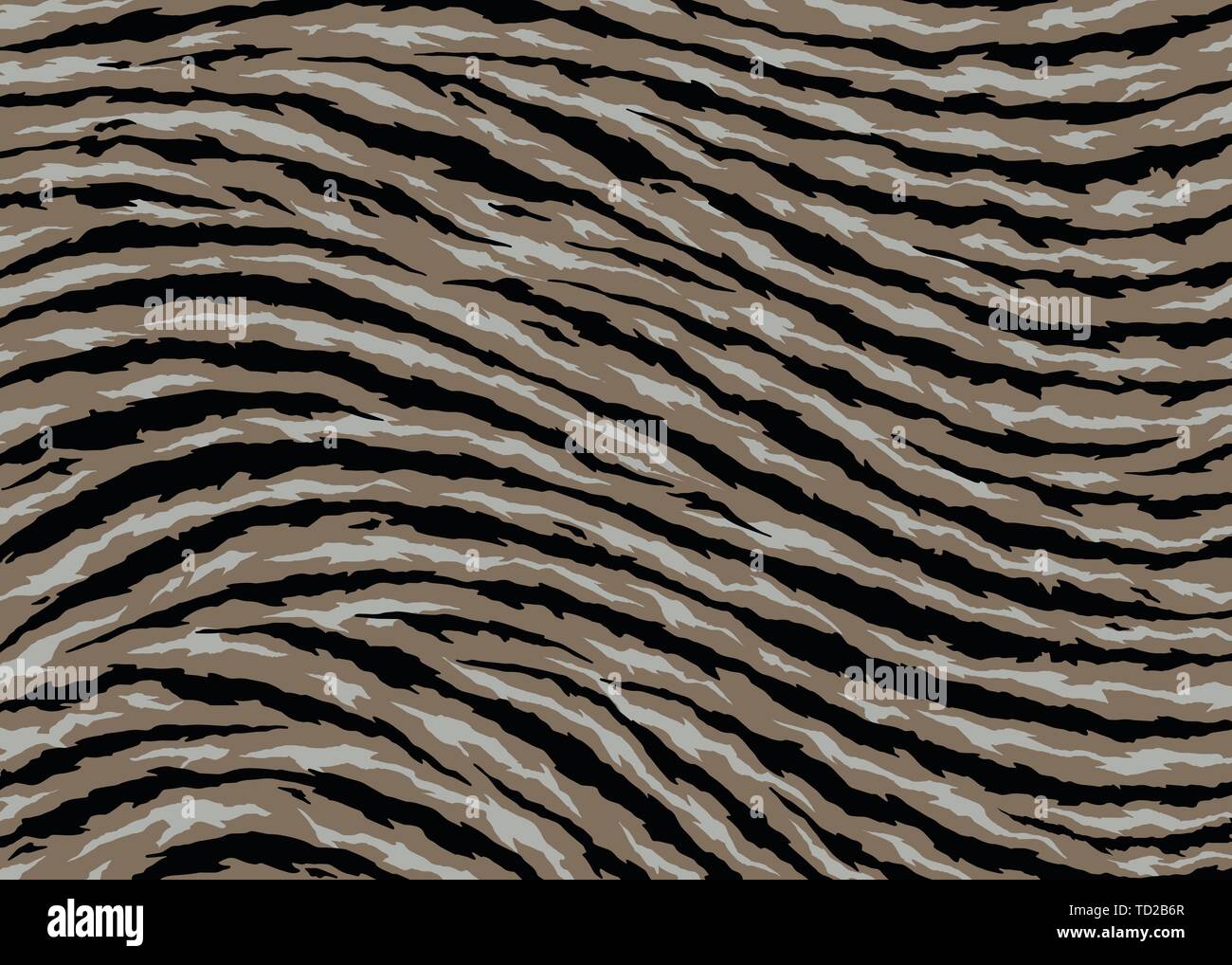Abstract Tiger skin pattern design. Tiger stripes vector illustration ...