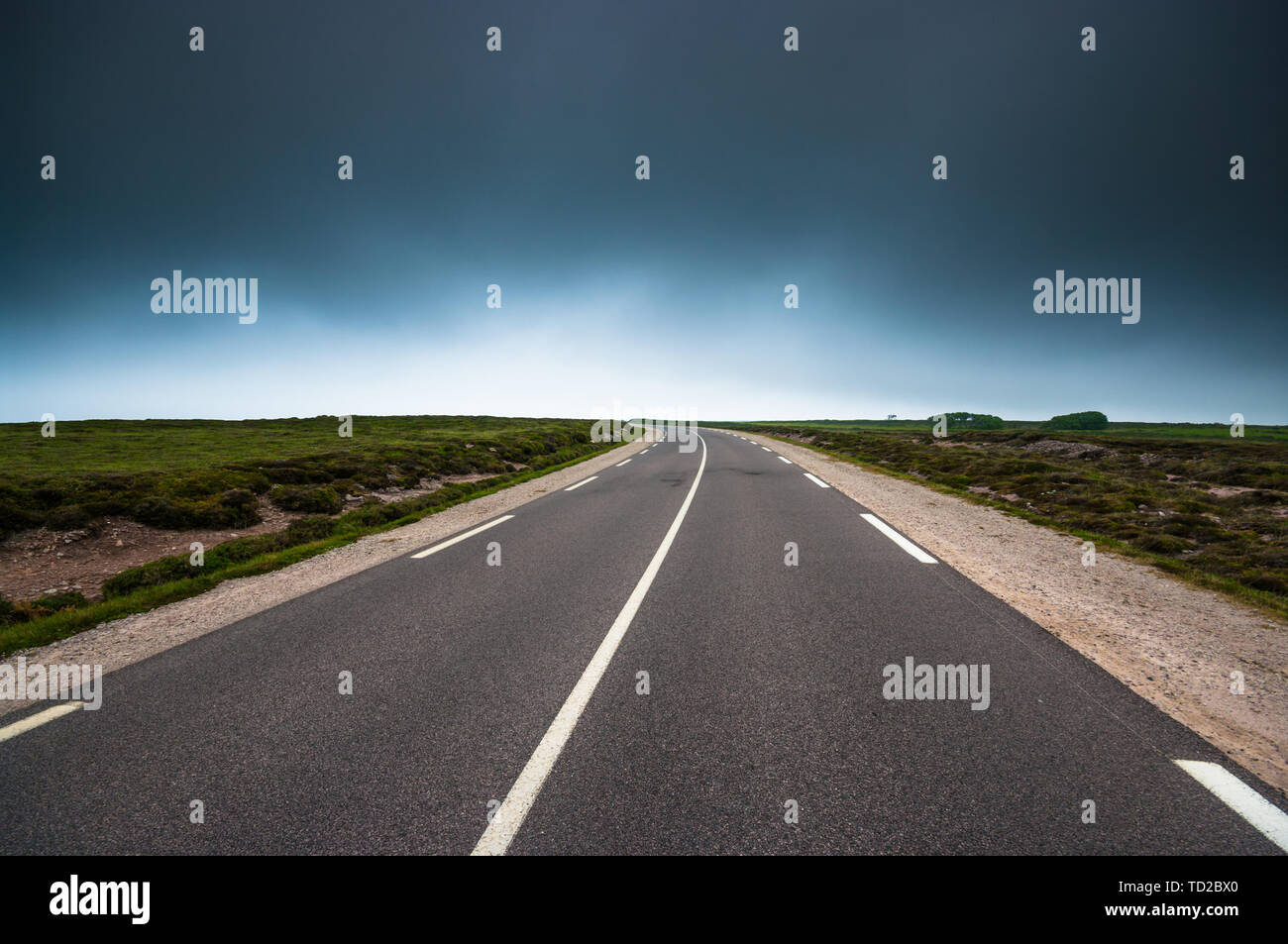 Road landscape no one to travel expressway guide sky asphalt hi-res ...