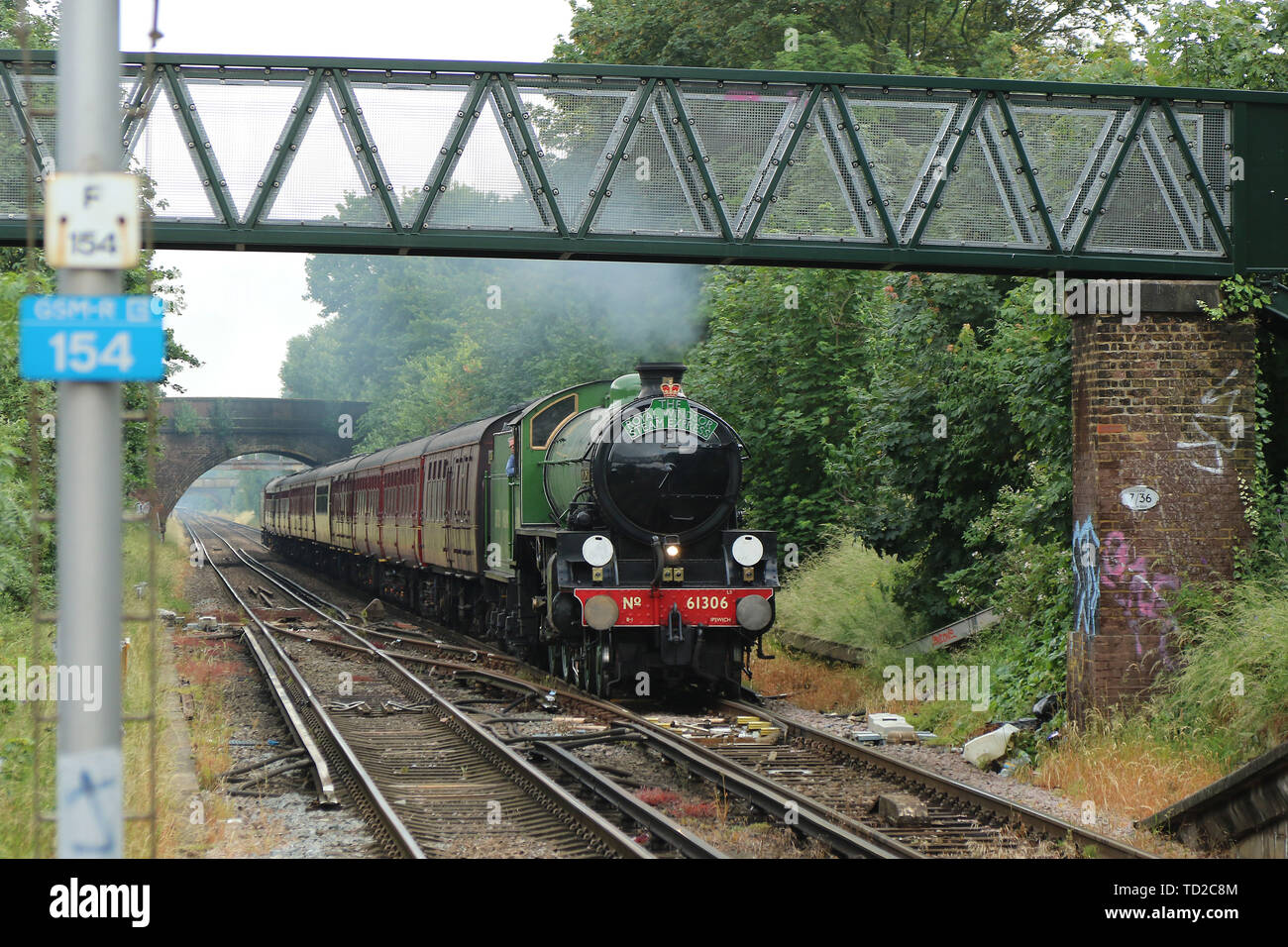 The lner thompson class b1 steam locomotive 61306 hi-res stock ...