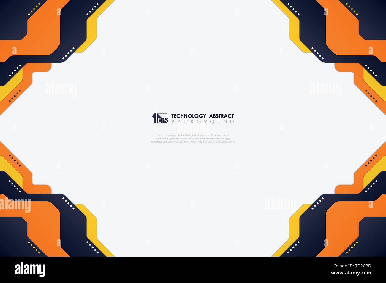 Abstract vector colors modern technology template design on white ...