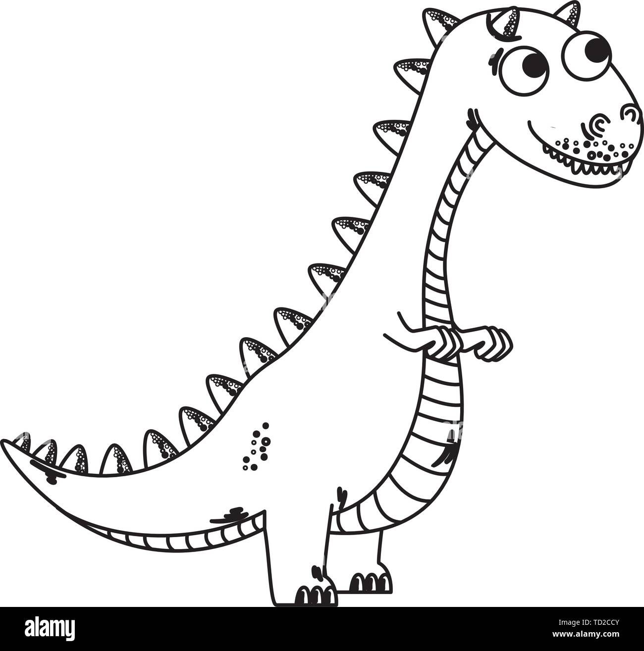 cute tyrannosaurus rex comic character Stock Vector Image & Art - Alamy