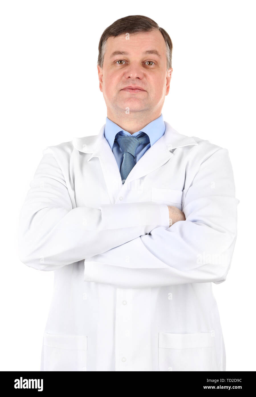 Friendly medical worker on Cut Out Stock Images & Pictures - Alamy
