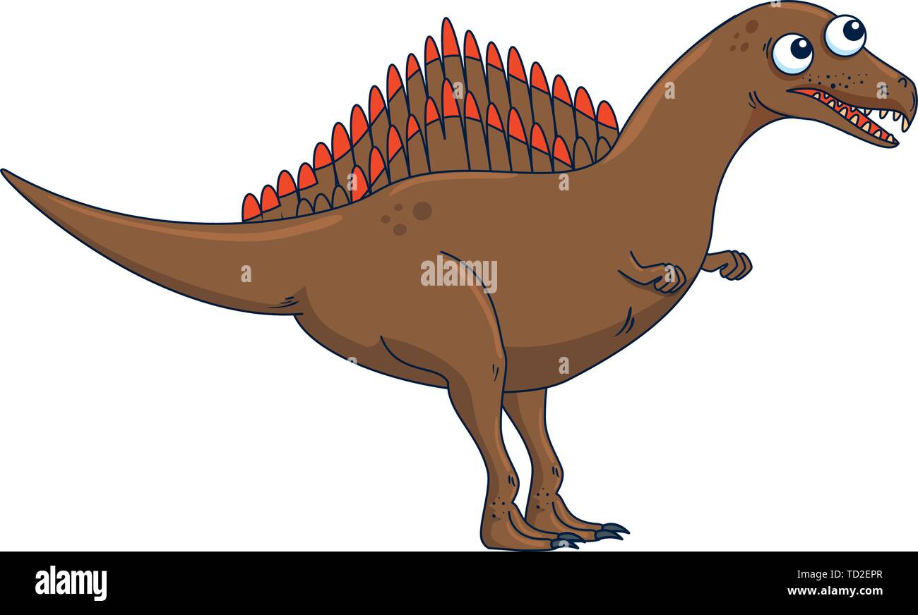 cute spinosaurus comic character icon Stock Vector Image & Art - Alamy