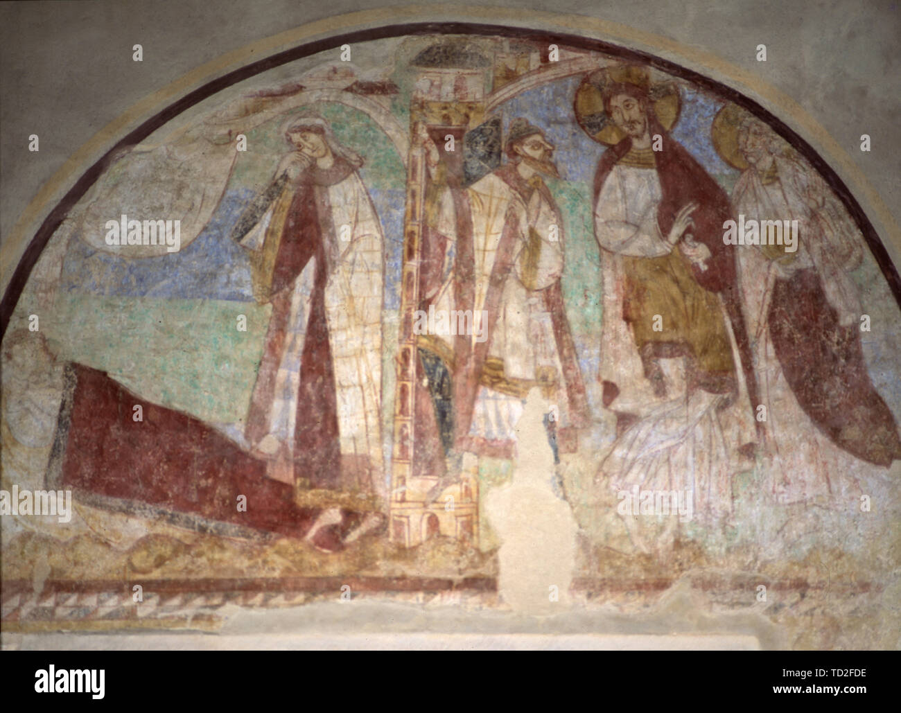 Wall paintings of St Michael and All Angels church, Copford, Essex, UK ...