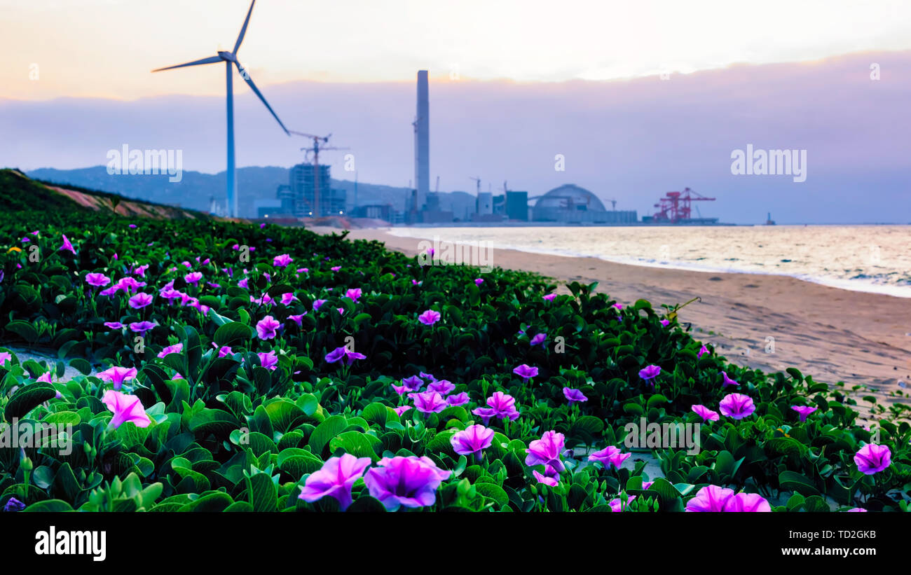A lake bay scenery Stock Photo - Alamy