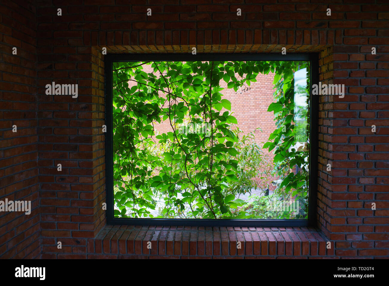 Beijing Red Brick Art Gallery Stock Photo - Alamy