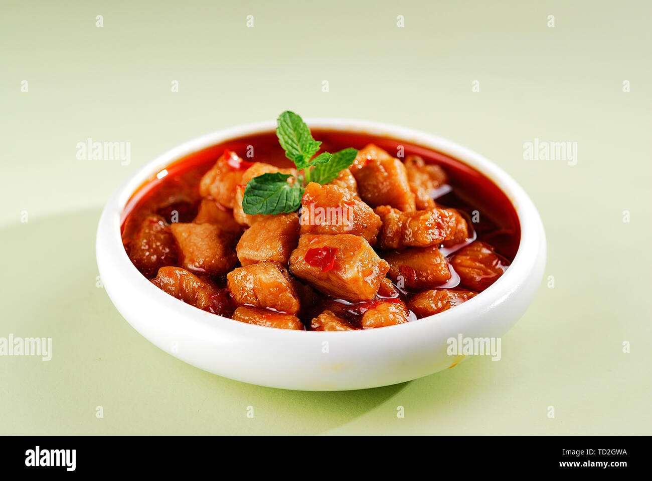 Old Shanghai spicy meat Stock Photo - Alamy