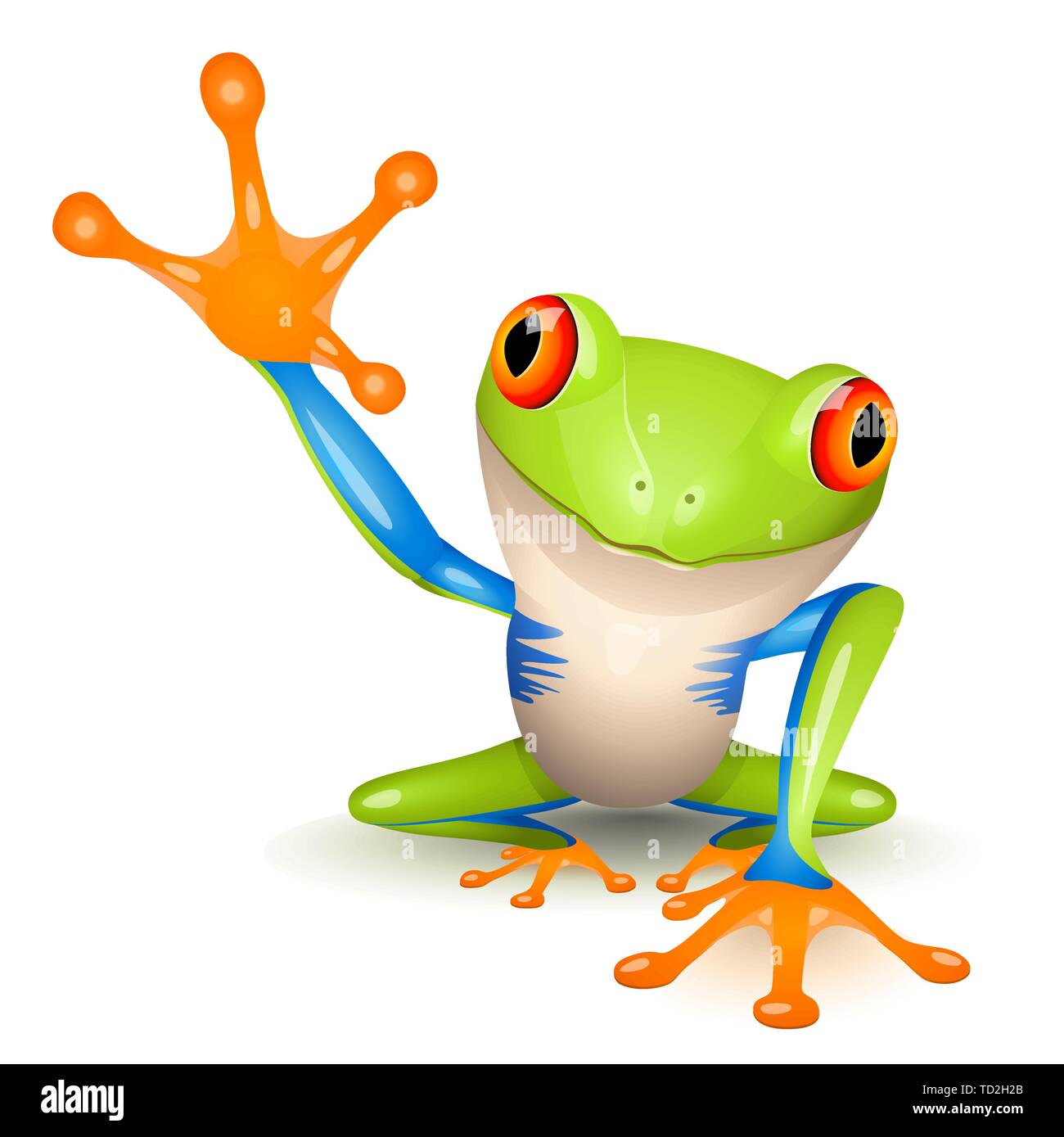 Tree frog Stock Vector Images - Alamy