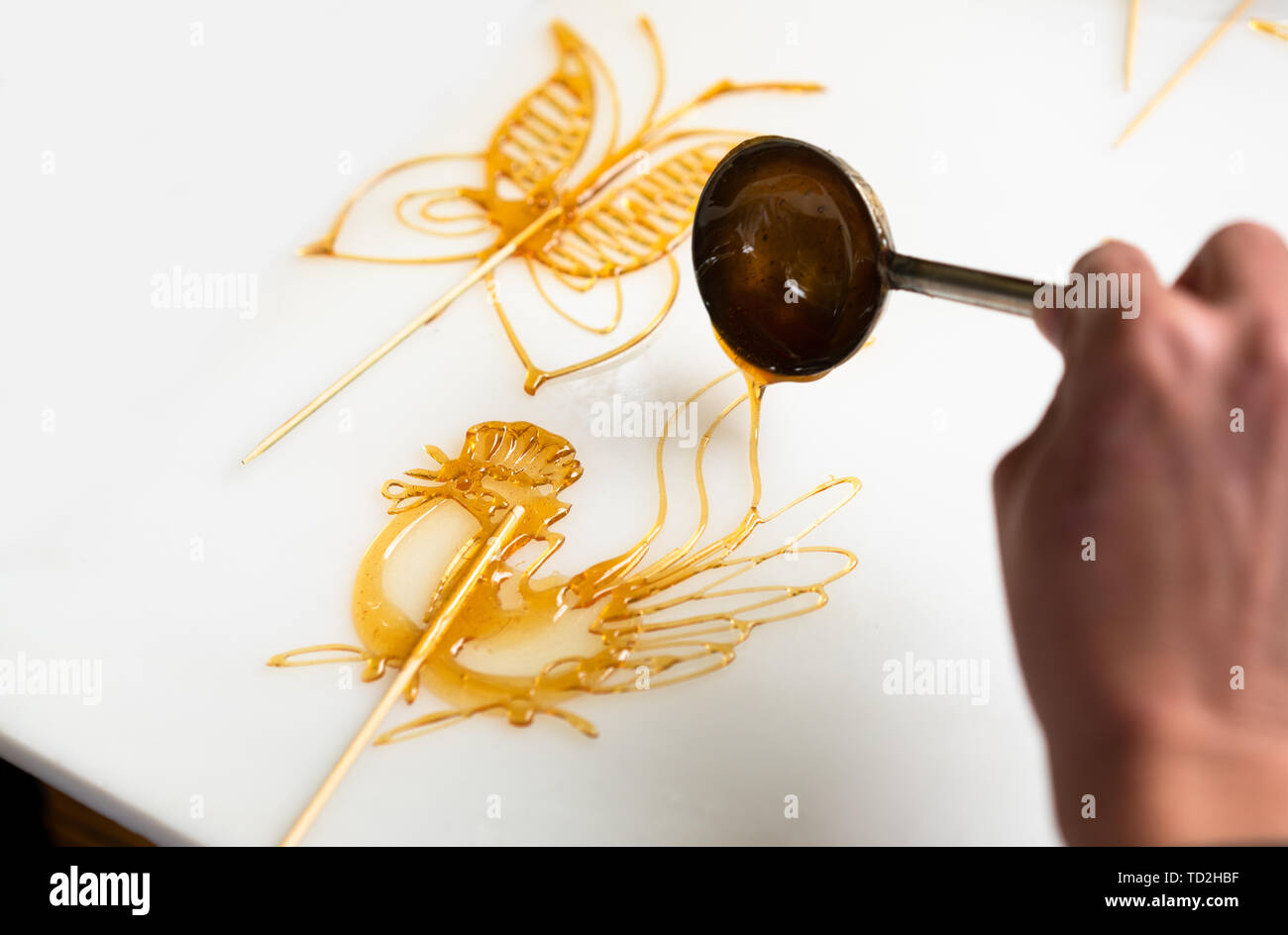 Sugar cake, sugar painting, folk tradition Stock Photo - Alamy
