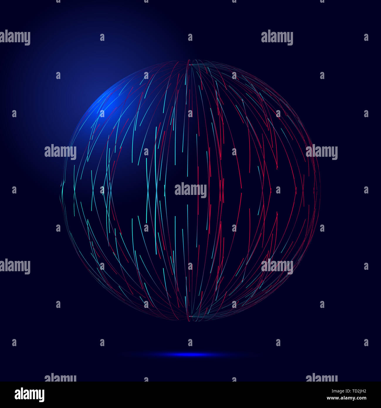 Colorful sphere composition vector hi-res stock photography and images ...