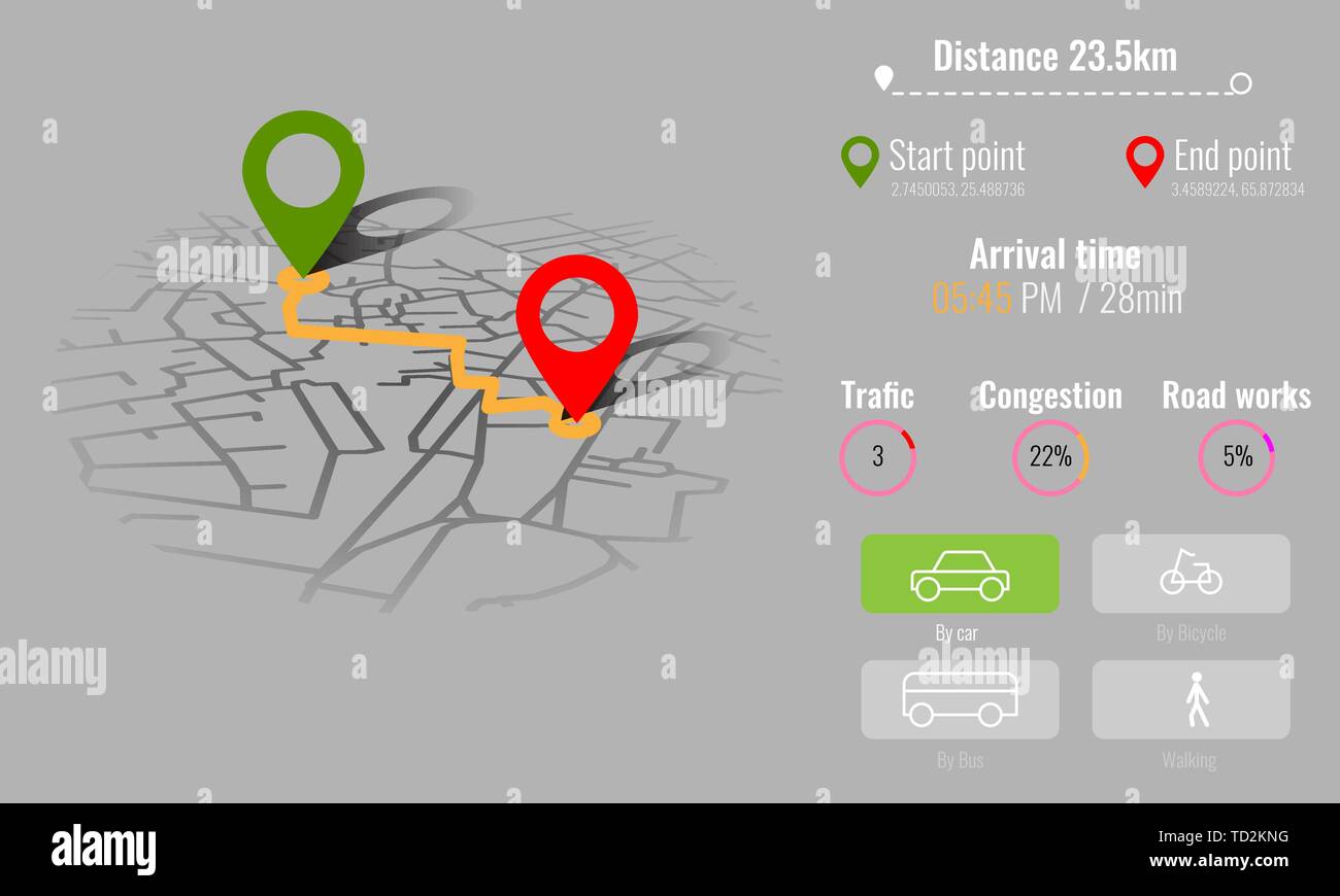 Creative Map Infographic