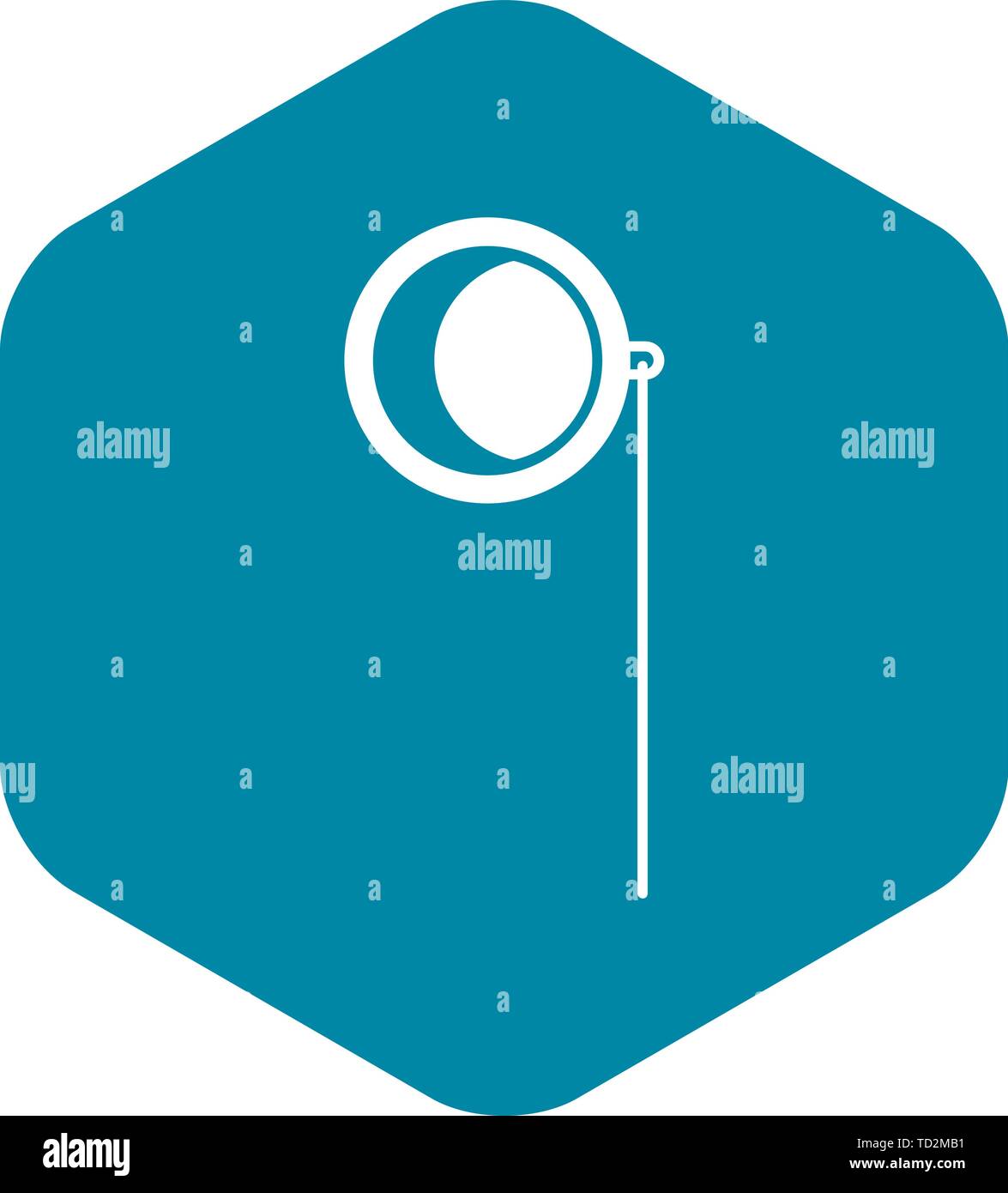 Monocle icon in simple style Stock Vector Image & Art - Alamy