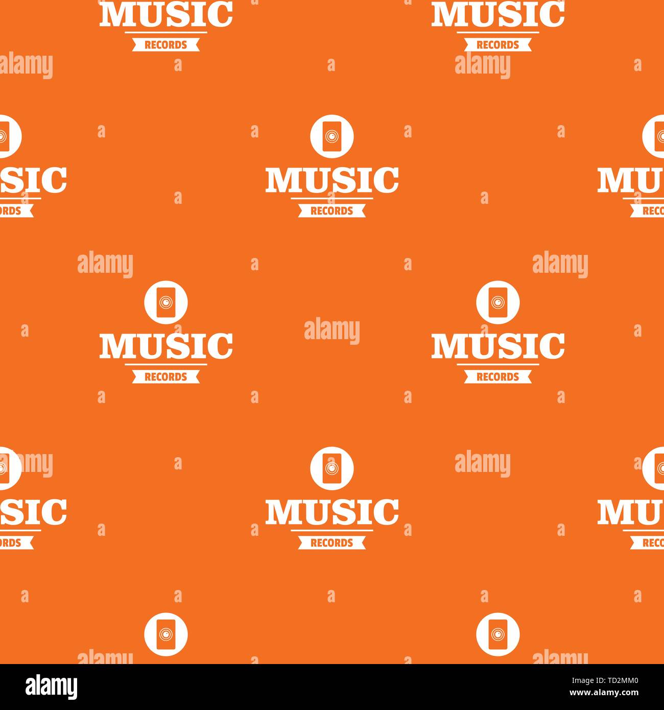Music record pattern vector orange Stock Vector Image & Art - Alamy