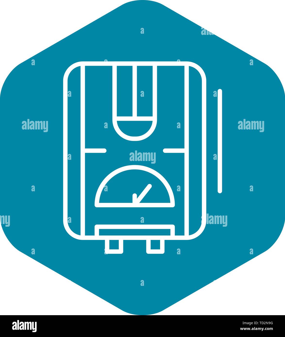 Water boiler icon, outline style Stock Vector Image & Art - Alamy