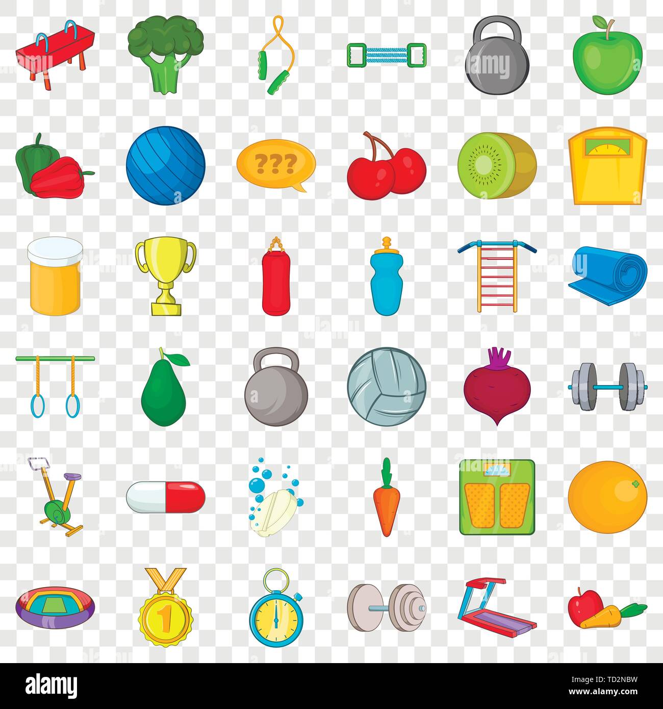 Trophy icons set, cartoon style Stock Vector Image & Art - Alamy