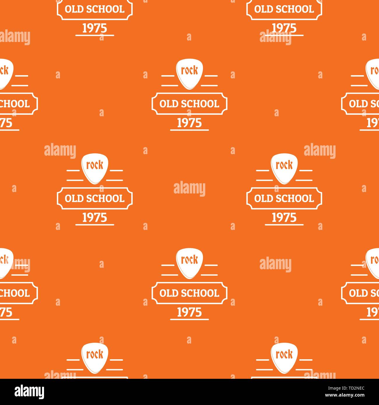 Old School Pattern Vector Orange Stock Vector Image And Art Alamy