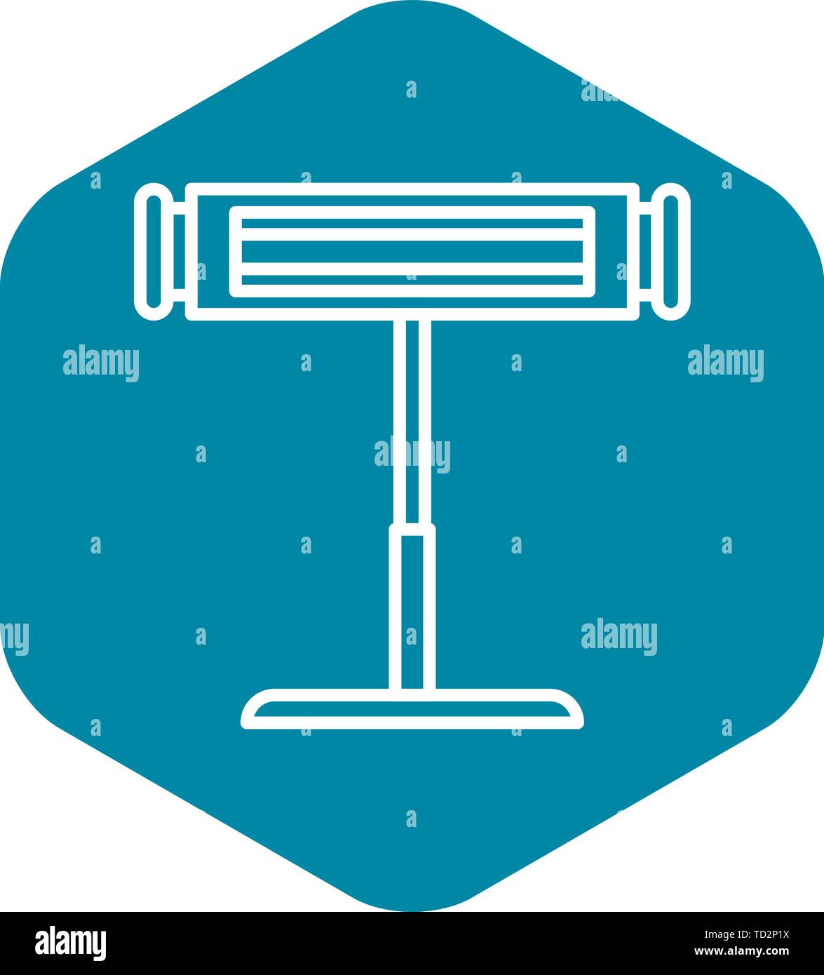 Commercial stand heater icon, outline style Stock Vector Image & Art ...
