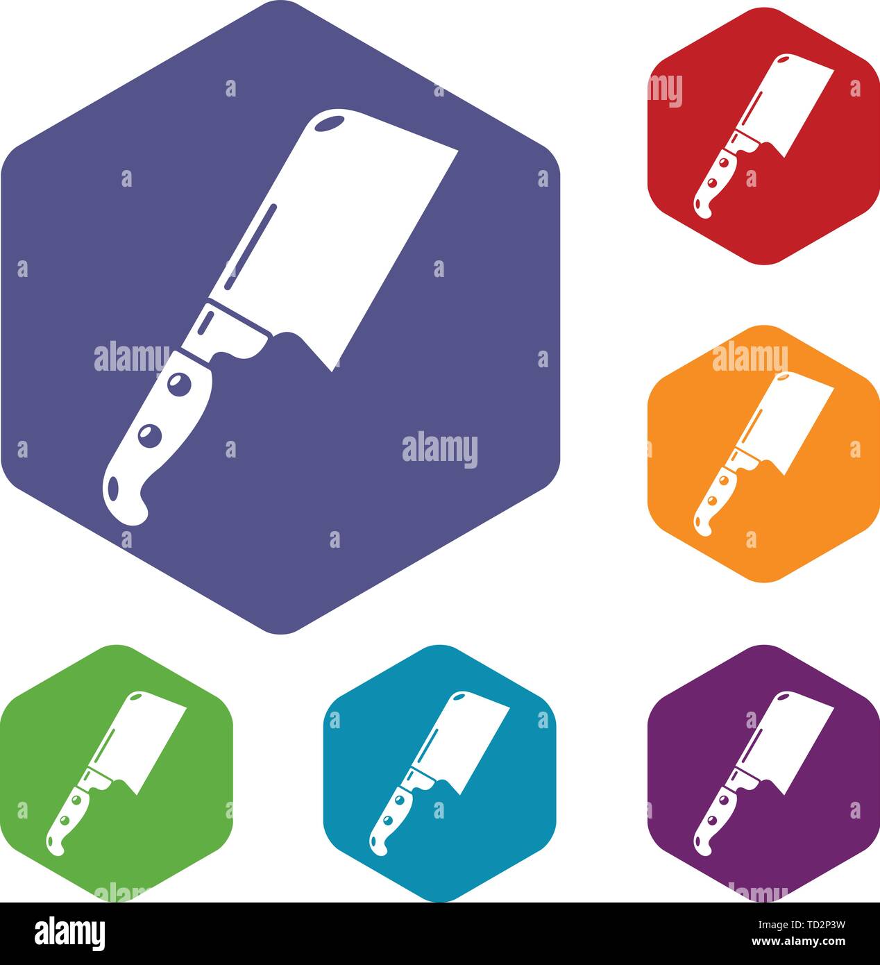 Knife meat icon, simple black style Stock Vector Image & Art - Alamy