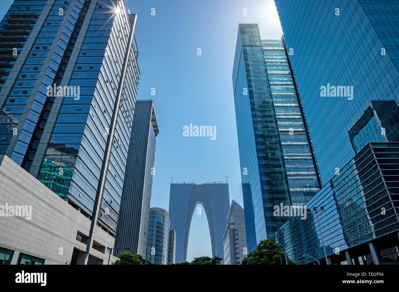 High-rise buildings in Suzhou Stock Photo - Alamy