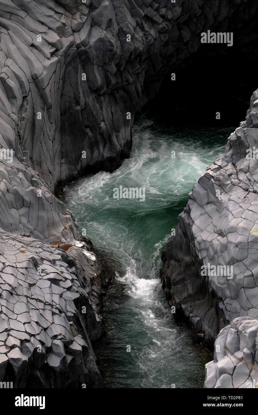 Alcantara Gorge Sicily Map Images River Trekking In The Alcantara