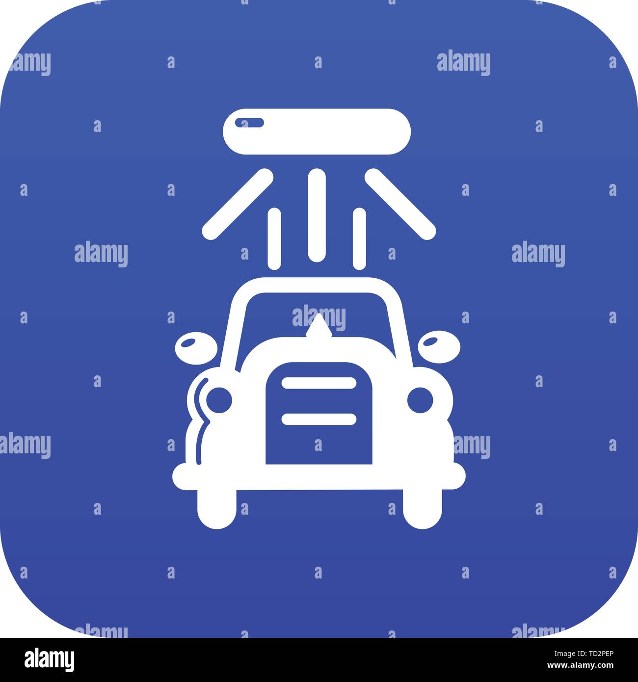 Car wash icon blue vector Stock Vector Image & Art - Alamy