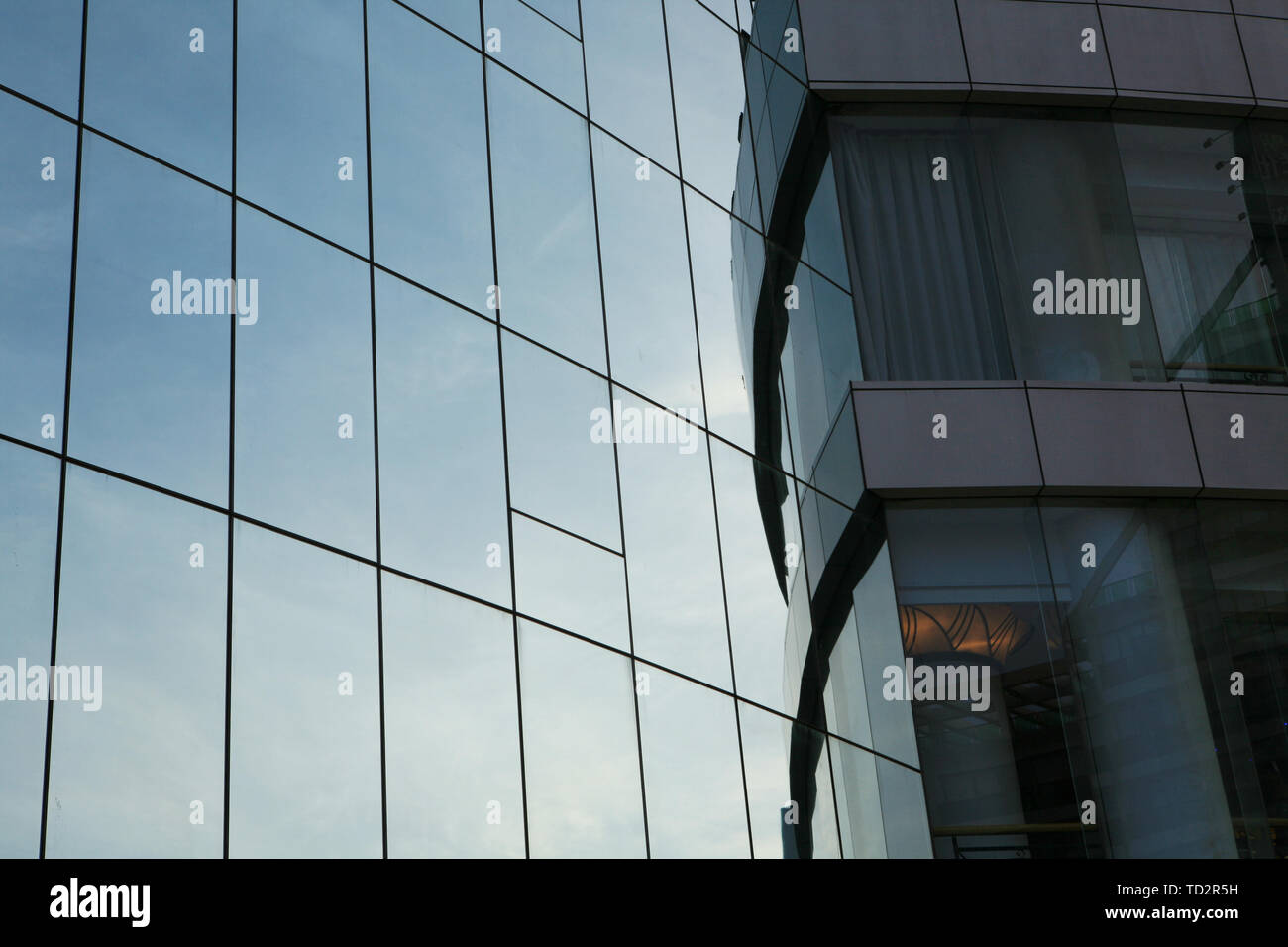 Business building with white background Stock Photo - Alamy