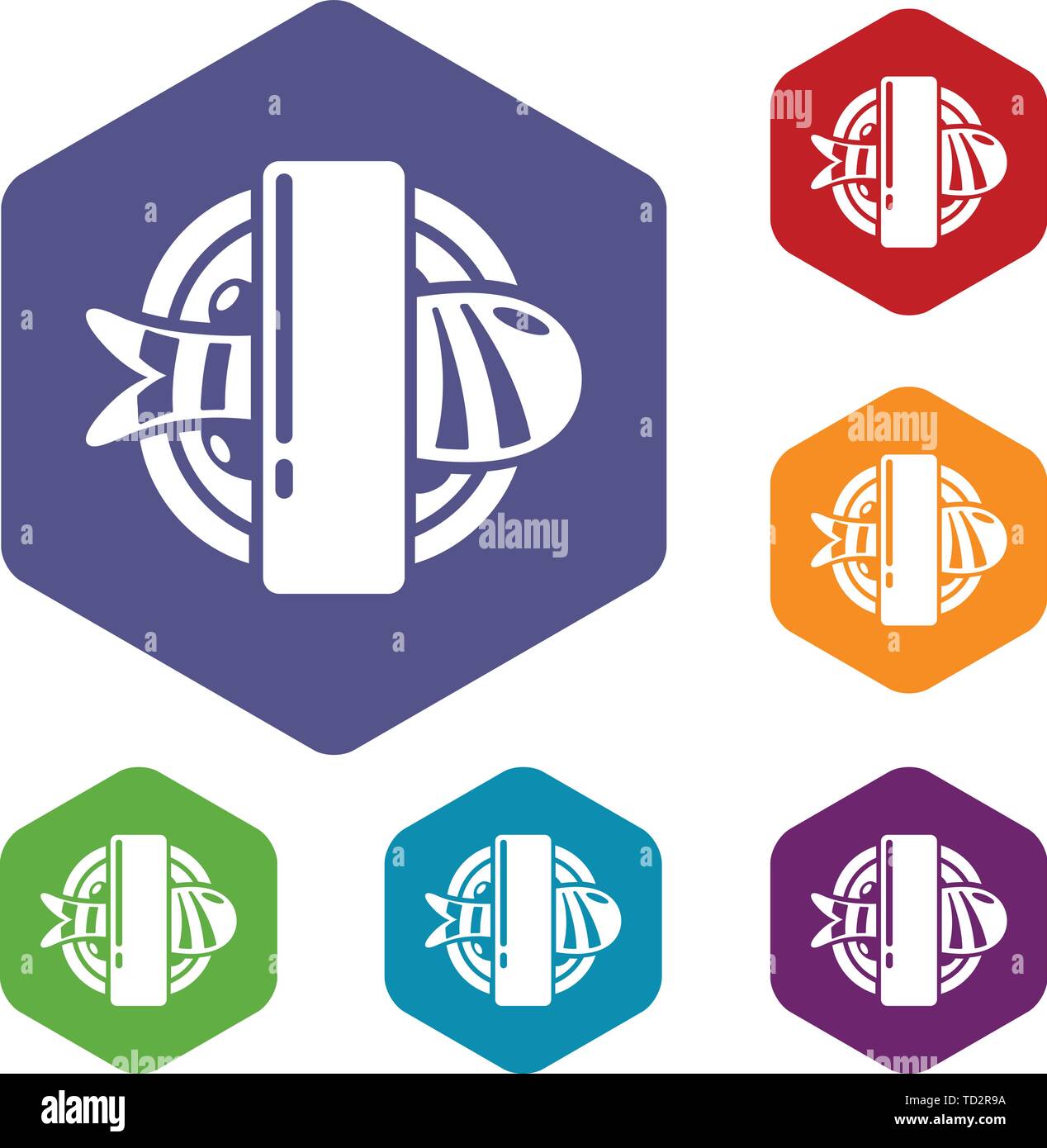 Sushi icon, simple black style Stock Vector Image & Art - Alamy