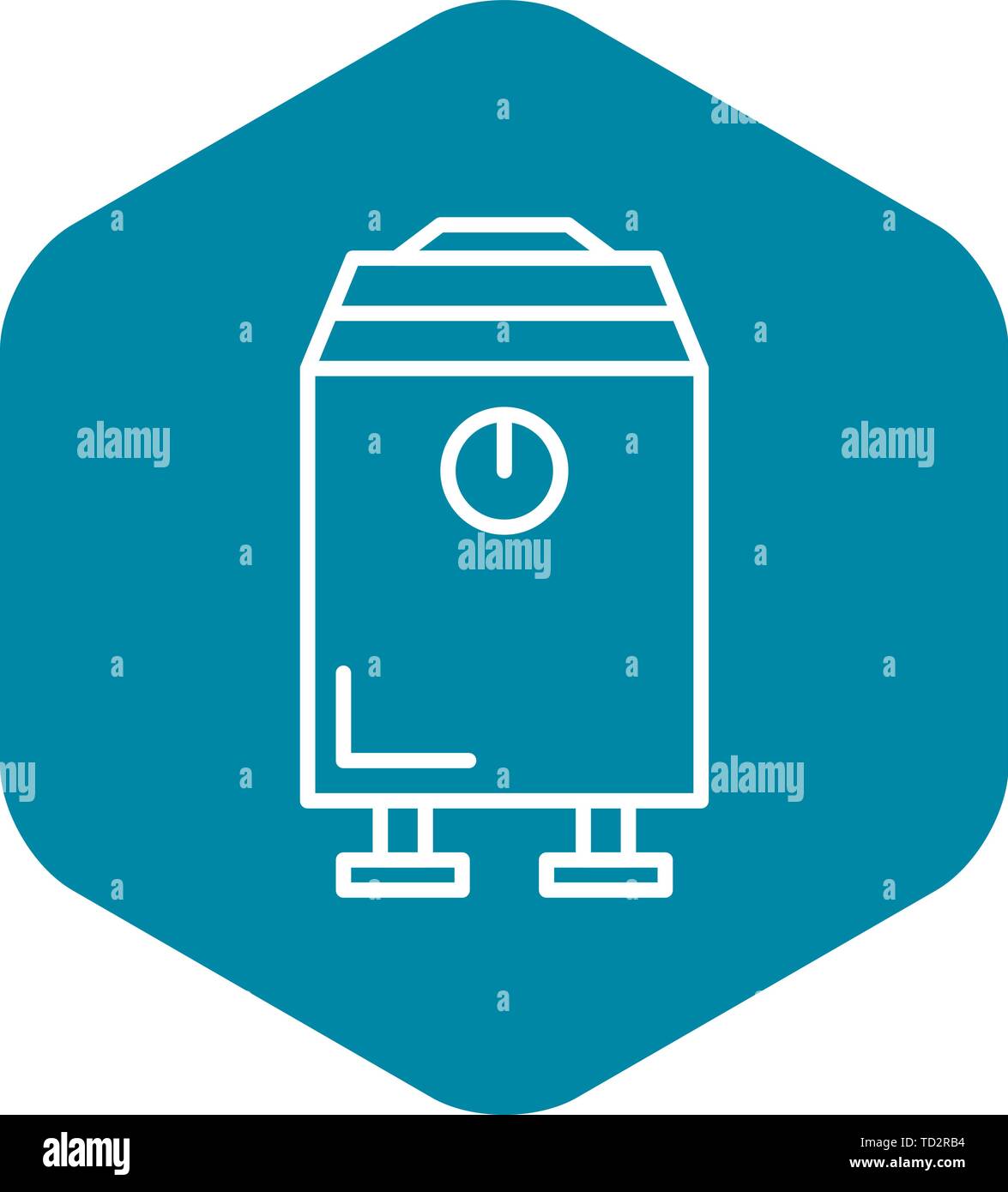 Modern boiler icon, outline style Stock Vector Image & Art - Alamy