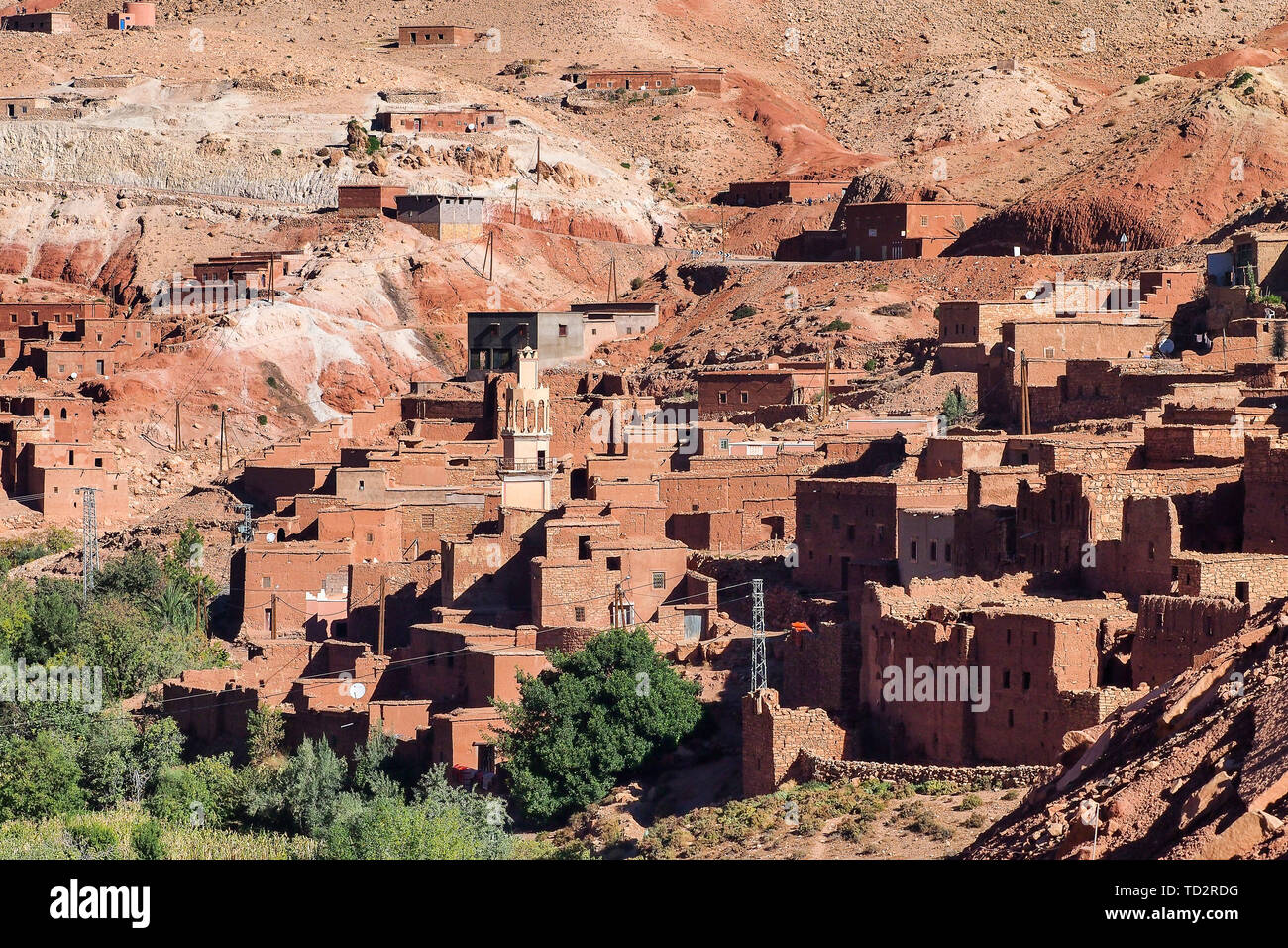 Landscape of the Atlas Mountains in Morocco in Africa Stock Photo - Alamy