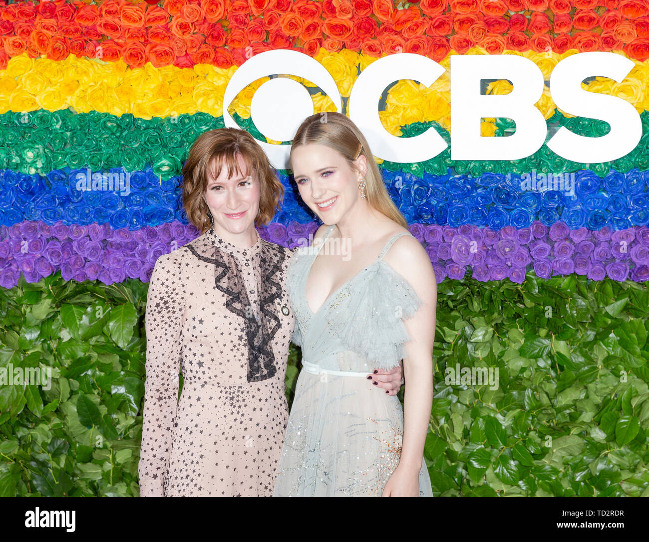 Rachel Sussman and Rachel Brosnahan attend the 73rd annual Tony Awards ...