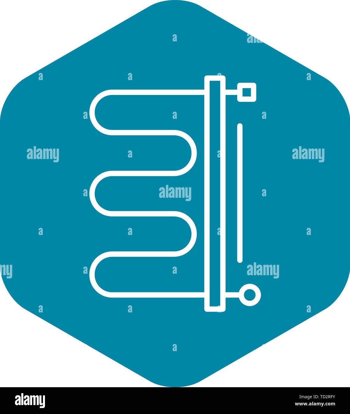 Heater boiler icon, outline style Stock Vector Image & Art - Alamy