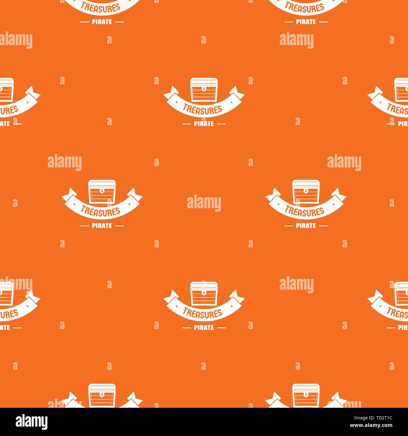 Treasure pattern vector orange Stock Vector Image & Art - Alamy