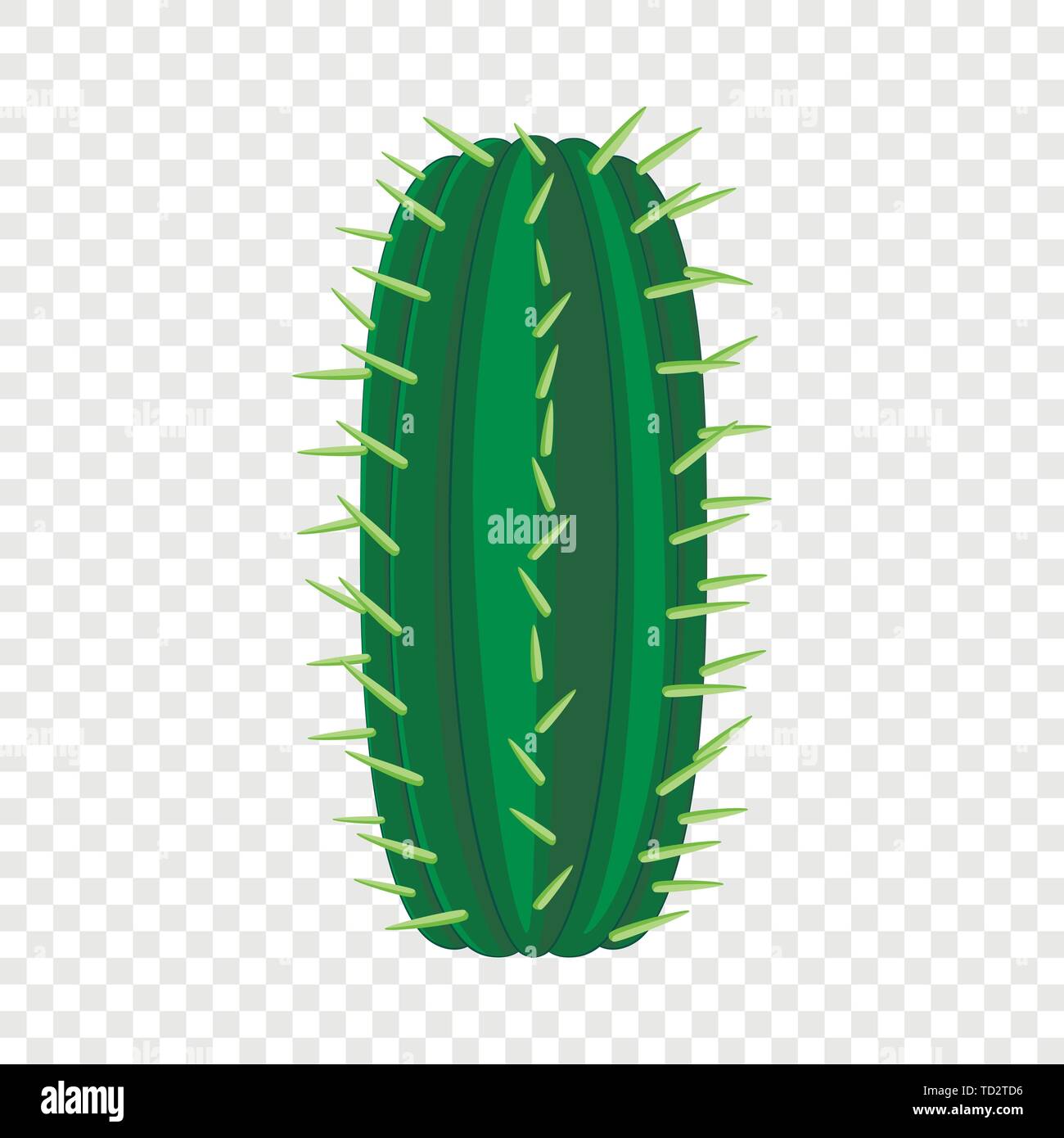 Prickly cactus icon, cartoon style Stock Vector Image & Art - Alamy