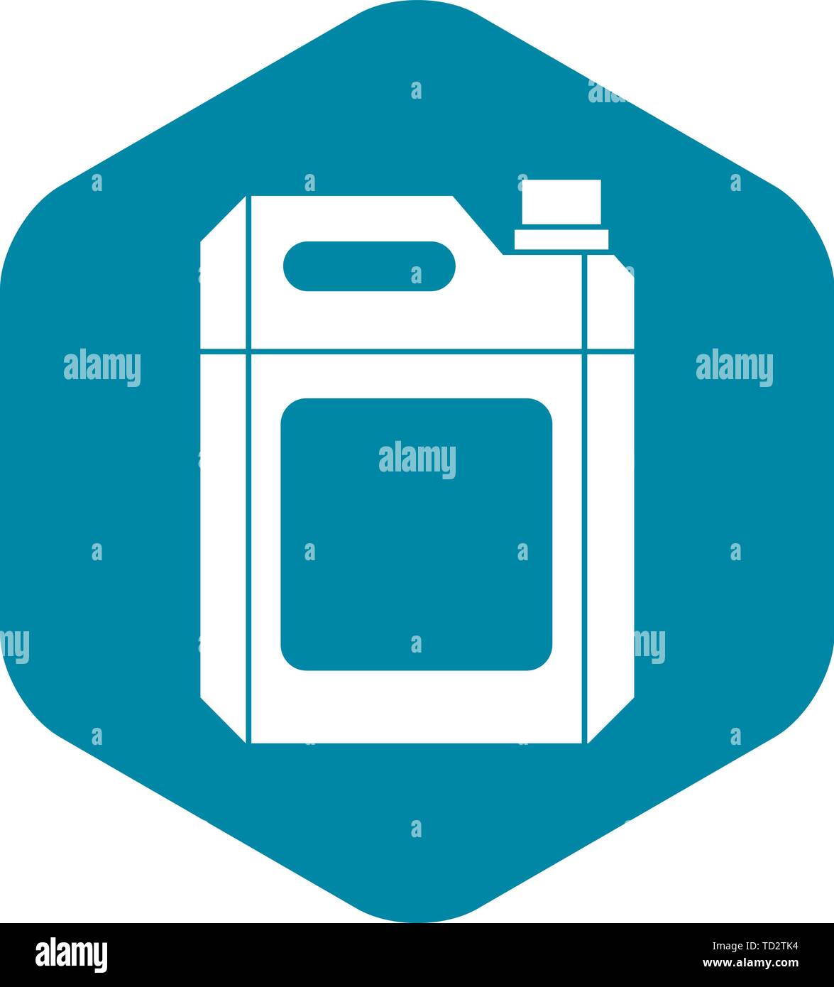 Plastic jerry can icon, simple style Stock Vector Image & Art - Alamy