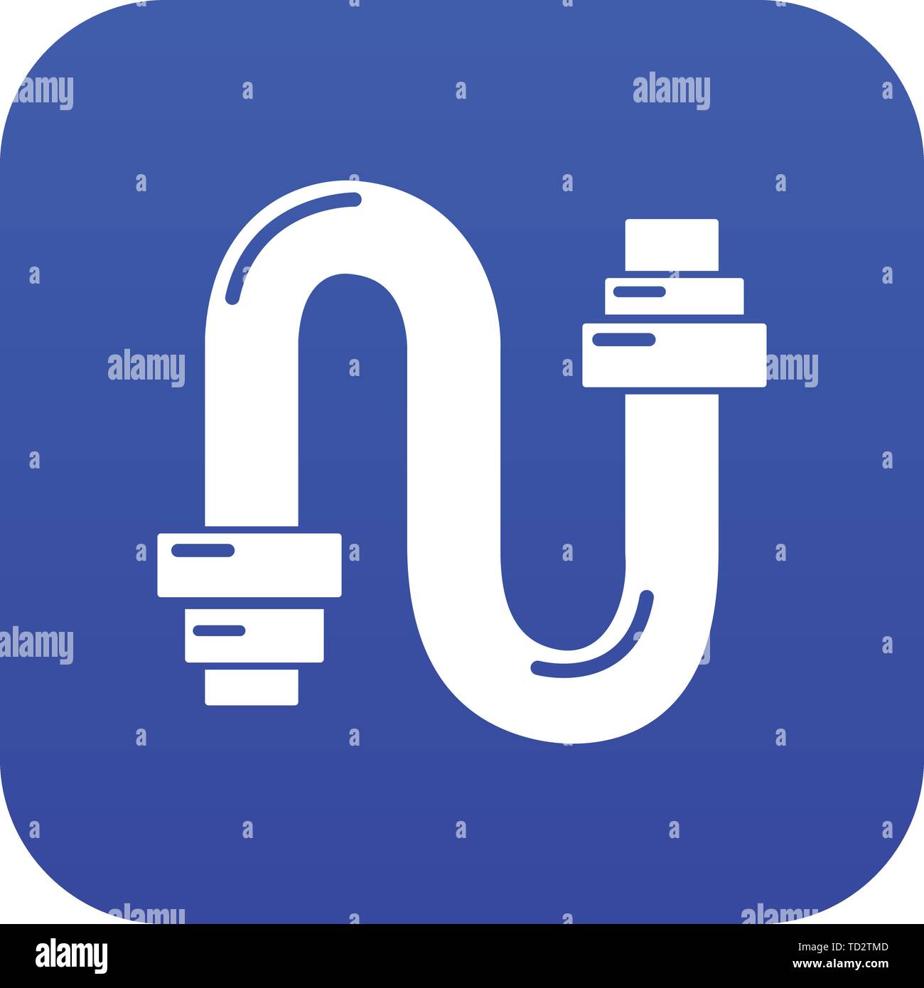 Siphon icon blue vector Stock Vector Image & Art - Alamy
