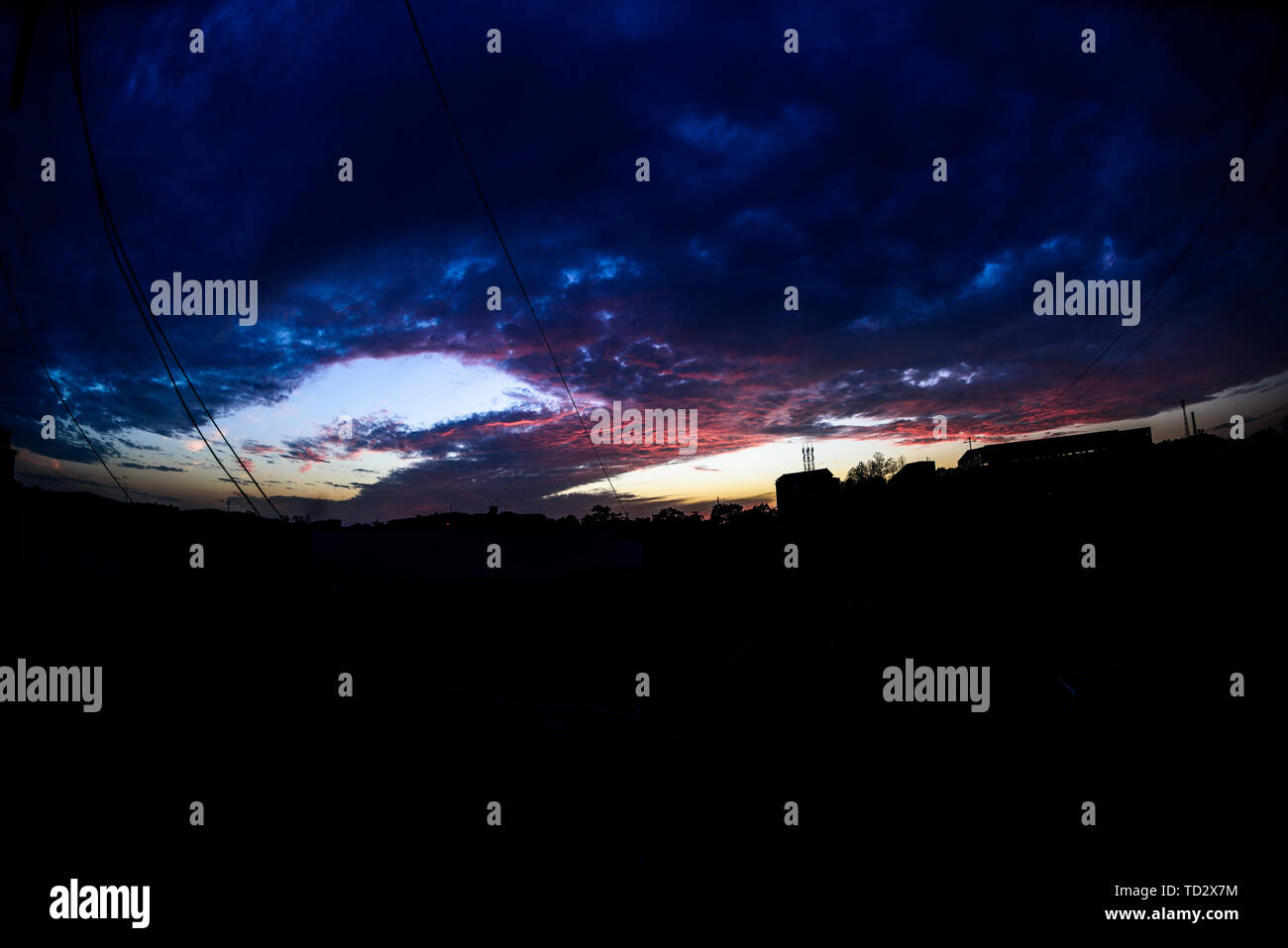 Sunset and sunset night backstage hi-res stock photography and images ...