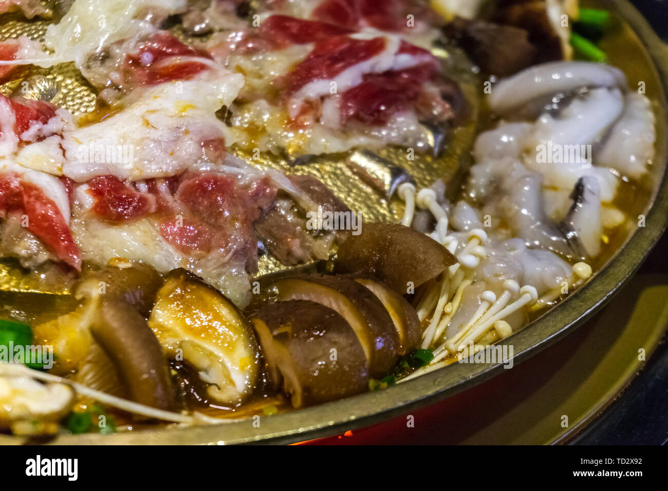 Beef hotpot material Stock Photo - Alamy
