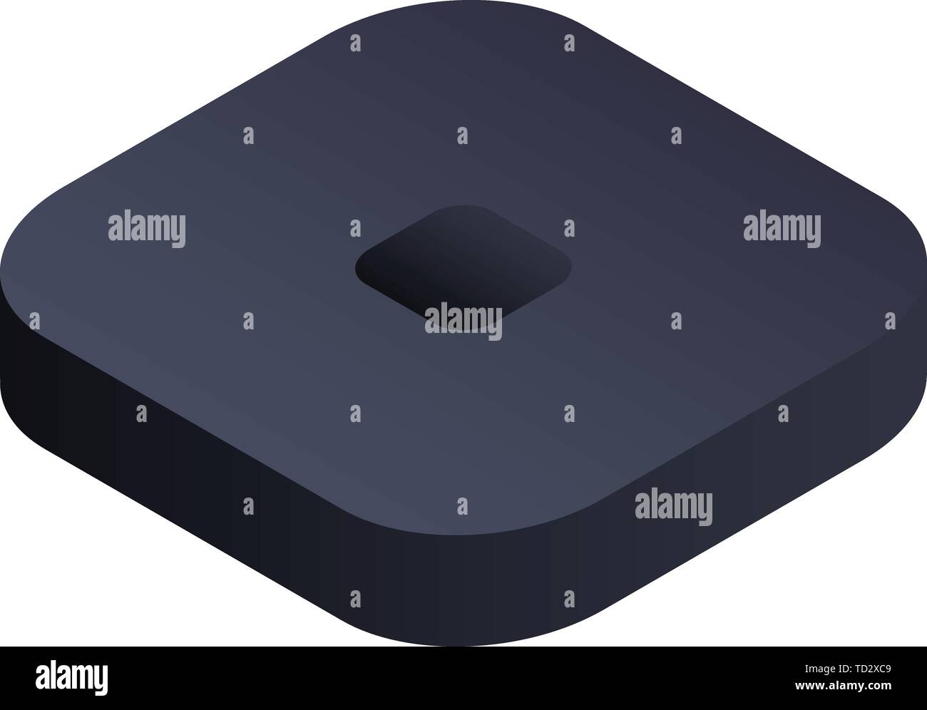 Desktop mini computer icon. Isometric of desktop mini computer vector ...