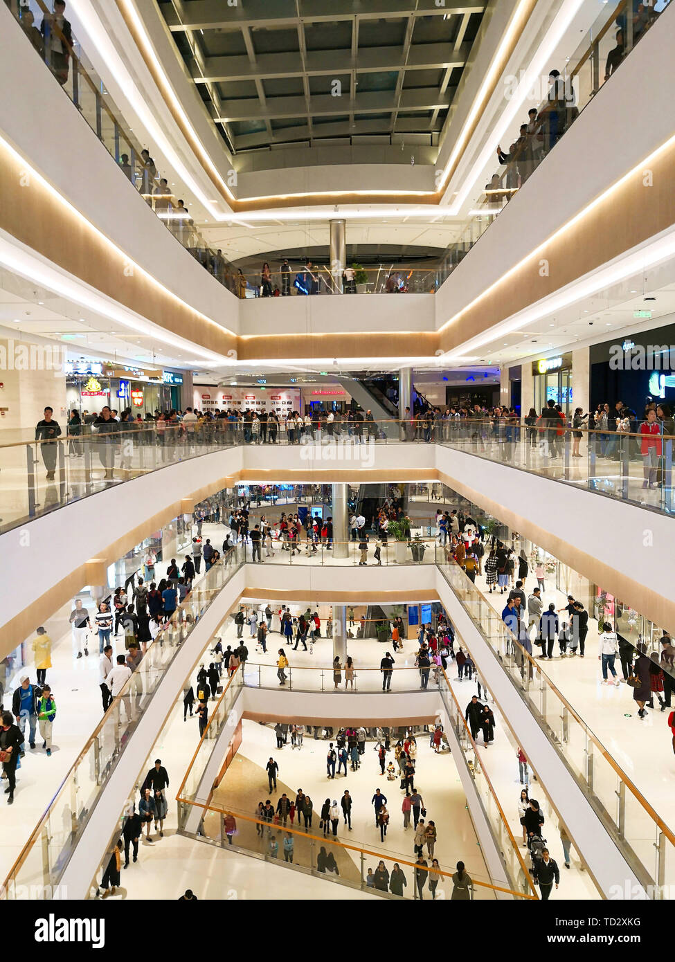 A corner of the mall Stock Photo - Alamy