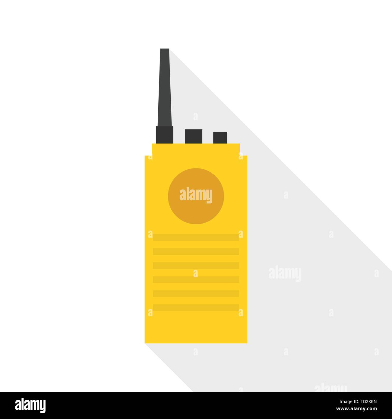 Walkie talkie icon, flat style Stock Vector Image & Art - Alamy